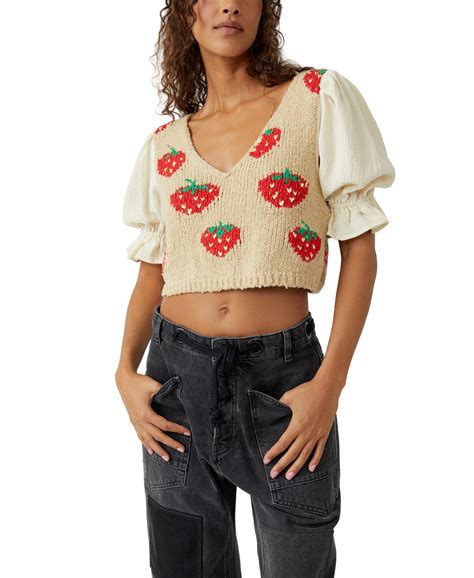 Free People Strawberry Jam Top Libby Story