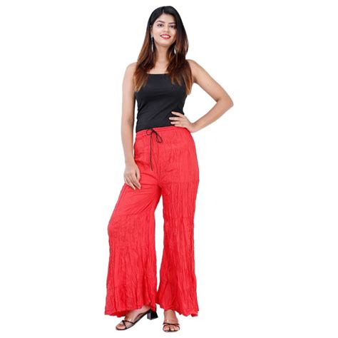 prince Enterprises Rayon Plain Plazzo, Size: M To Xxl at ₹ 110/piece in ...