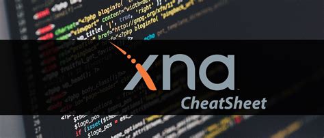 Xna 31 To Xna 40 Cheatsheet Nelson Hurst