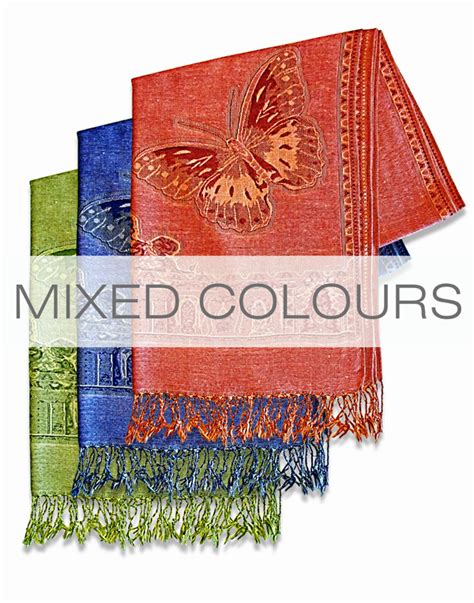 Pashminas Scarf Shawl On Special Pashminas Mixed Colors