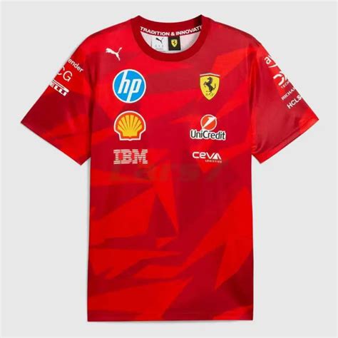 Camiseta Scuderia Ferrari F1 2026 Rojo Lars7