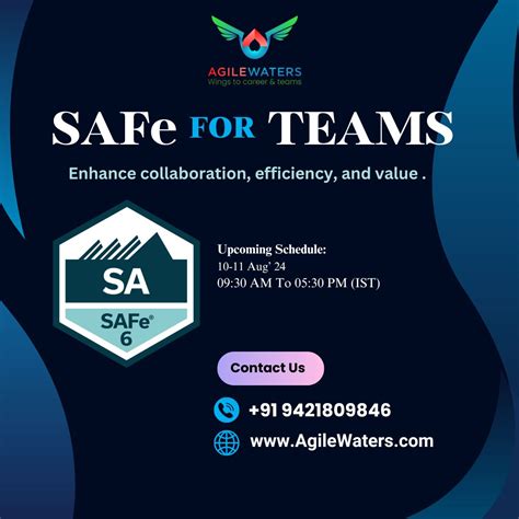 agilewaters consulting on linkedin safe agile teamperformance