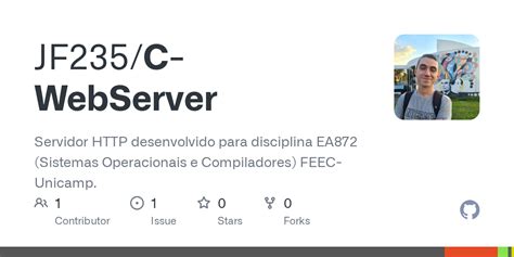 Github Jf235c Webserver Servidor Desenvolvido Para Disciplina Ea872 Sistemas