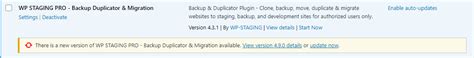 Update Wp Staging Pro • Wp Staging