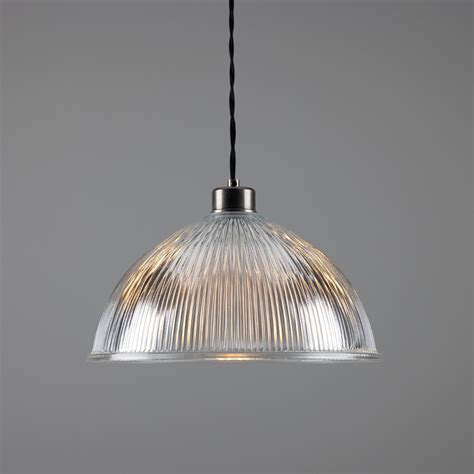 Nova Prismatic Glass Dome Pendant Light 118 Mullan Lighting