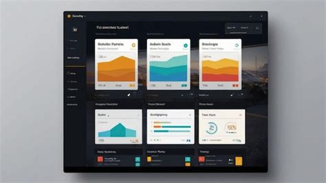 Premium Photo Modern Dashboard Analytics Interface