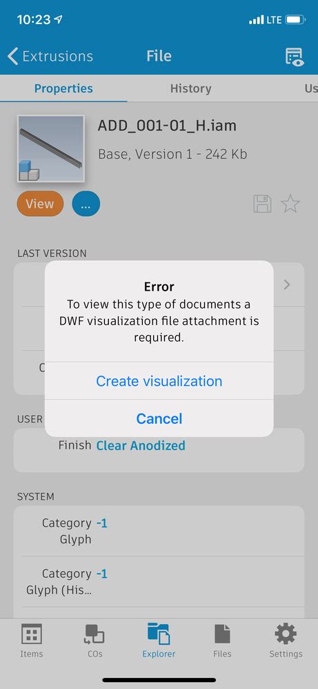 error create dwf visualization autodesk community