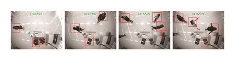 example of top view people detection results with subarea acf model