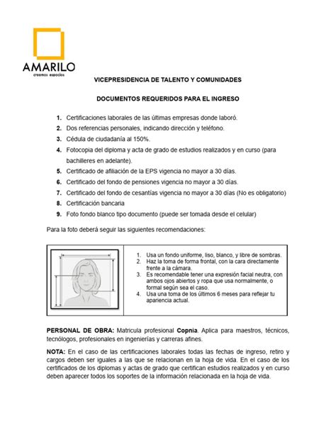 Documentos Requeridos Nv Pdf