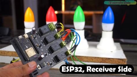 Esp8266 And Esp32 As Transmitter And Receiver Home Automation Project
