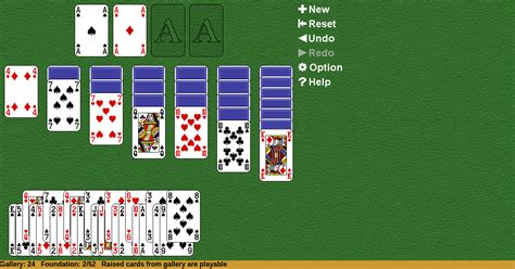 Klondike Solitaire Gallery Mode Online