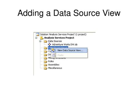 open bids and create new ssas project right click on data source and