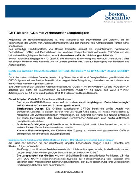 Crt D Icds Und Garantie Datenblatt