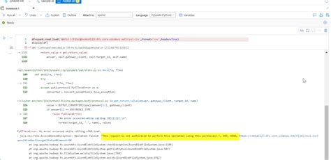 Unable To Read Xml Files From Azure Blob Container Using Pyspark