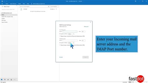 How To Set Up A Cpanel Email Account With Outlook 2019