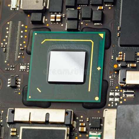 Cpu Processor Of An Laptop Stock Image Image Of Digital 101813887