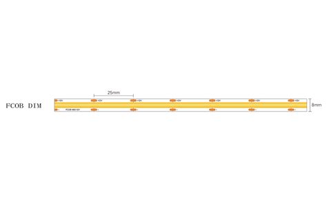 Fcob Pwm Dim Led Strip Btf Lighting