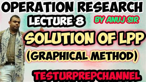 Lpp Solution By Graphical Method In Hindi Operation Research 8 Youtube