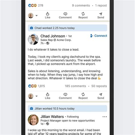 Linkedin See How Many Hours They Worked Today