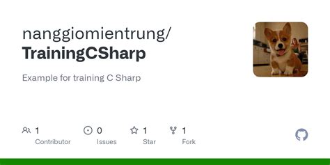 GitHub Nanggiomientrung TrainingCSharp Example For Training C Sharp