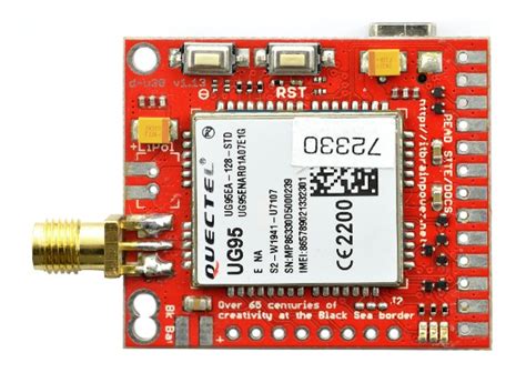 Moduł Gsm 3g Sim D U3g μ Shield V113 Do Arduino I Rpi Złącze Sma Sklep Botland