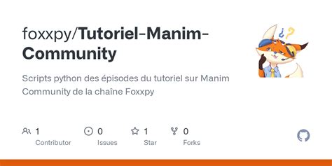 Github Foxxpytutoriel Manim Community Scripts Python Des épisodes