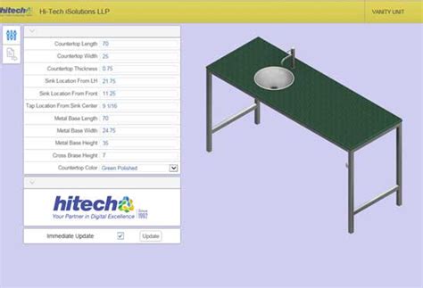 Vanity Configurator Using Inventor ILogic TrueCADD