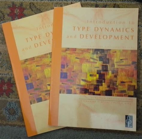 2 X Myers Briggs Mbti ‘introduction To Type Dynamics And Development Guide £9 99 Picclick Uk