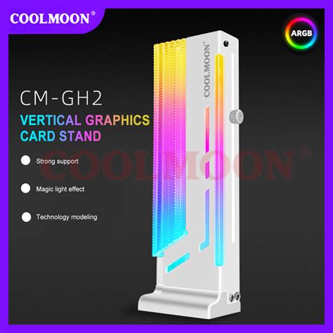 Jual Coolmoon CM GH2 ARGB GPU VGA Holder Shopee Indonesia
