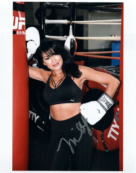 Mia St John Signed X Photo Z Wbc Iba Ifba Boxing Champion Belt