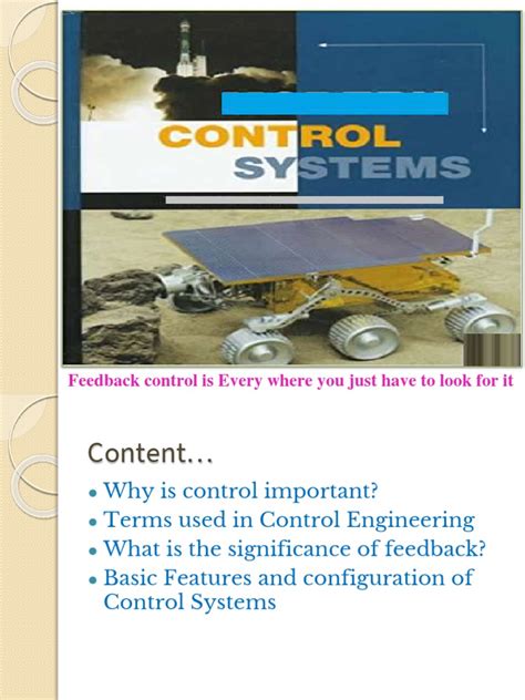 introduction to control systems pdf control theory control system
