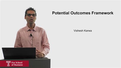 Potential Outcomes Framework Video Vault Fox School Of Business