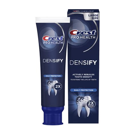 Crest Pro Health Densify Actively Rebuilds Tooth Density Clean Fluoride