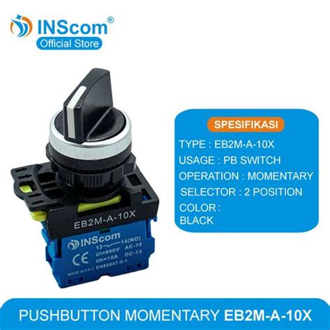 jual push button selector switch maintained pushbutton rotary locking