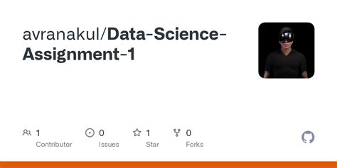github avranakul data science assignment 1