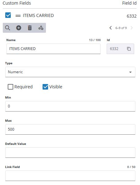 Add Or Edit A Numeric Custom Field