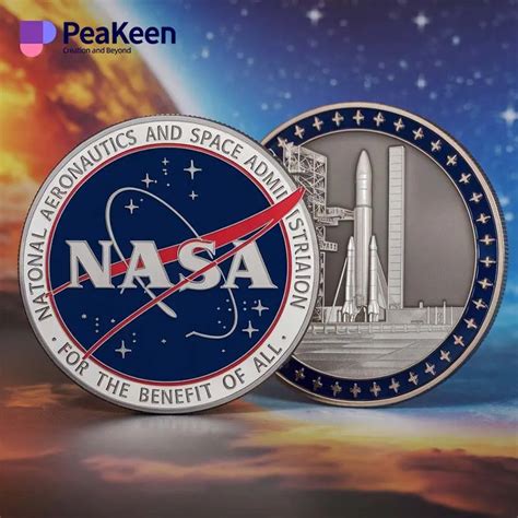 Nasa Challenge Coins Top Manufacturer Of Promotional Ts Peakeen
