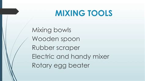 Classification Of Baking Tools And Equipmentpptx