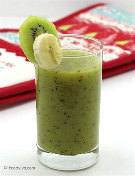 Banana Kiwi Smoothie Recipe Tantalizing Smoothie With Orange Juice