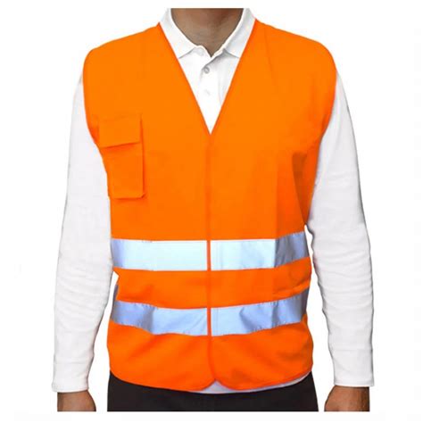 Chaleco De Seguridad Con Dos Cintas Reflectivas Clase Ii