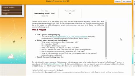 How To Submit An Excel File On Blackboard