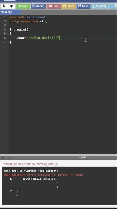 C First Program Hello World Youtube