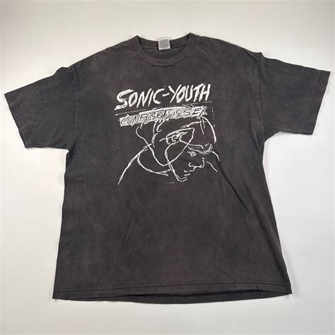 Vintage 90s Sonic Youth Shirt Xl Confusion Is Sex Madd Vintage