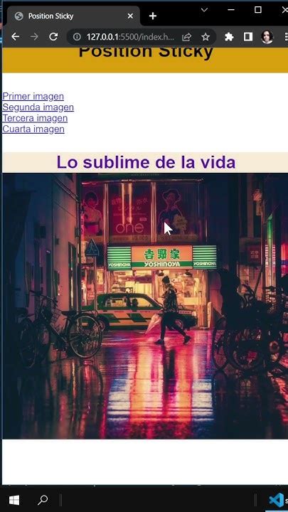 Como Usar Position Sticky Html5 Desarrolloweb Html Htmltutorial Youtube