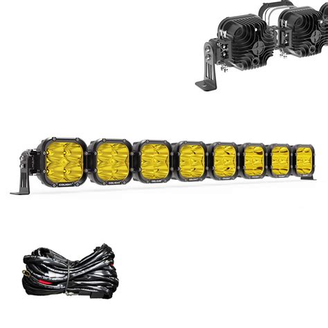 Colight 42inch Cube4 Series Led Square Driving Linkable Light Bar 8 La