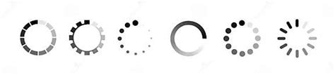 Load Buffer Icon Circle Buffer Preloader Symbol Upload Page Stock