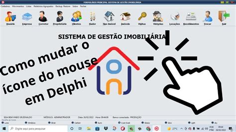 Como Mudar A Seta Do Mouse Em Delphi Youtube