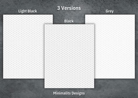 Isometric Graph Paper Isometric Grid Paper Printable Isometric Graph Paper PDF Isometric