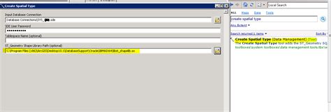 create spatial type in esri geodatabase for st geometry geodata master