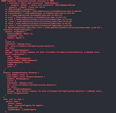 Converting Circular Structure To Json Converting Circular Structure To